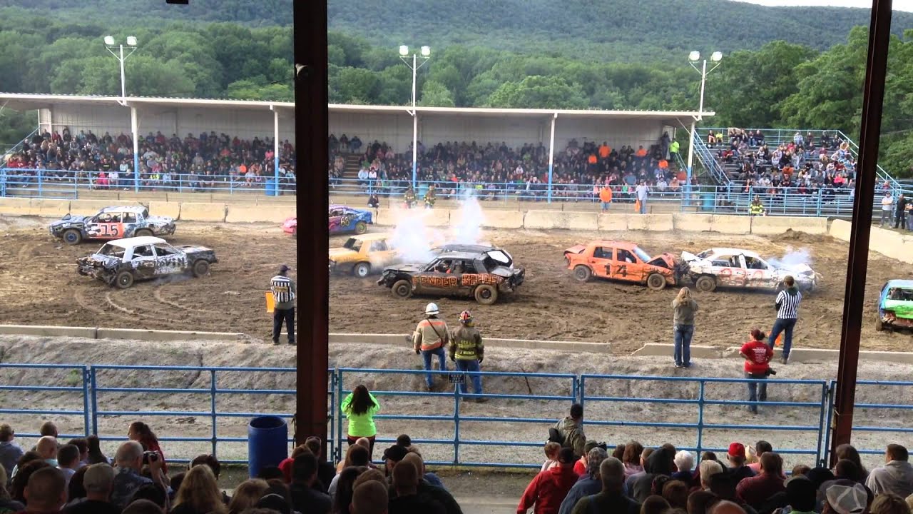 6/15/14 Mountain Springs Youth Demo Derby - YouTube