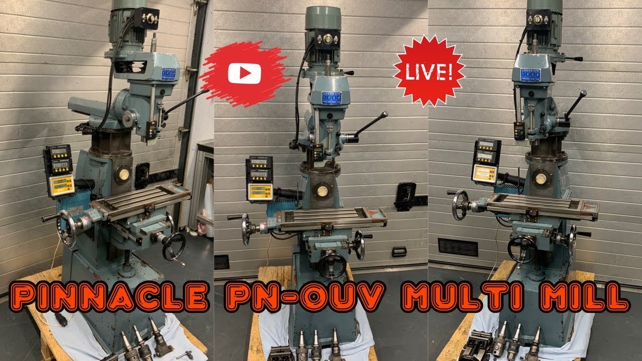 Pinnacle Multi Mill Metalworking Milling Machine - YouTube