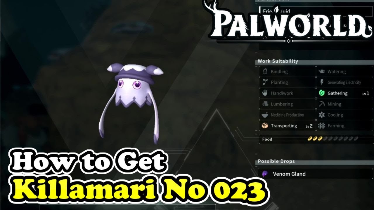 Palworld How to Get Killamari (Palworld No 023) - YouTube