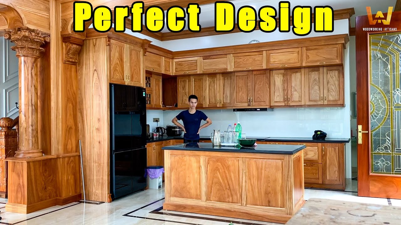Great Design Ideas & Amazing Woodworking Skills - Make A Smart Table For The Kitchen Very ...