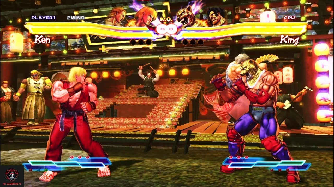 Street Fighter x Tekken Gameplay - Ken & Steve VS King & Hugo #tekken # ...