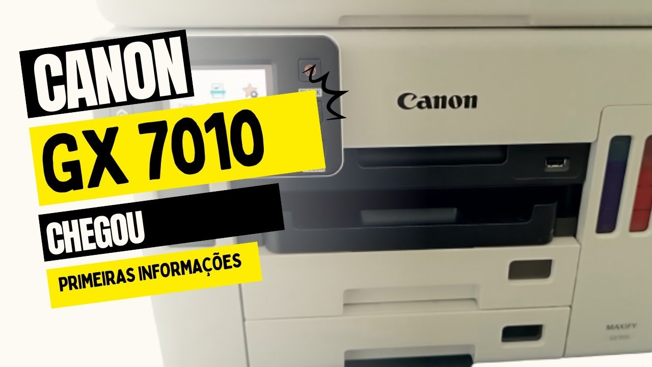 Chegou a minha Cano GX7010. Veja com detalhes como ela é!!! - YouTube