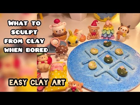 Things to Sculpt From Clay When Bored 🥹| Cute & Easy Clay Ideas - YouTube