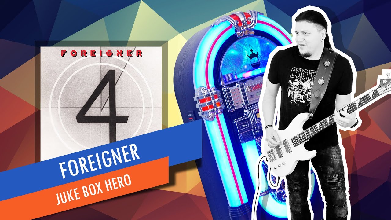 Juke Box Hero by Foreigner | Bass Cover with Tab - YouTube