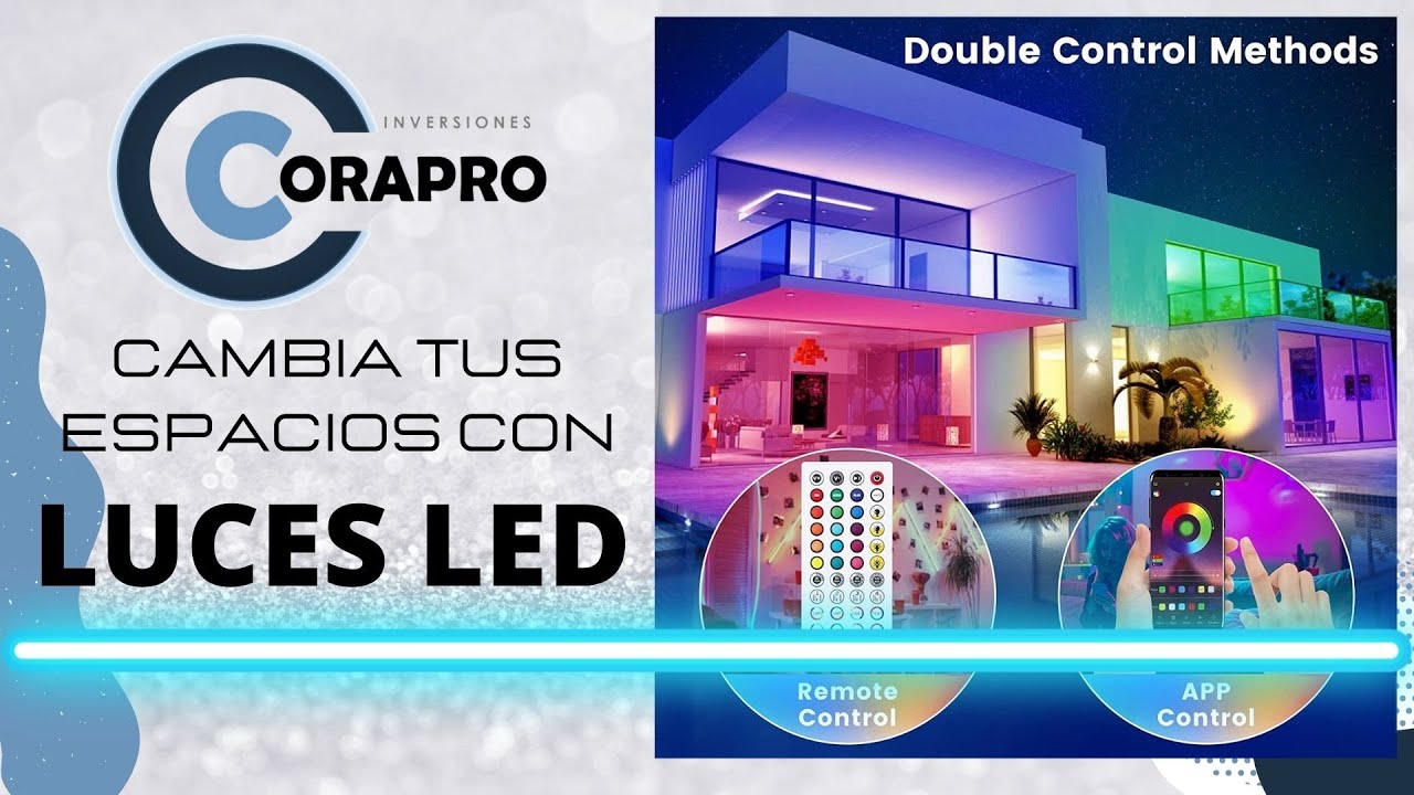 LUCES LED PARA EL INTERIOR DE TU CASA - YouTube