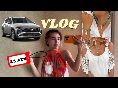 Pulu yox idi amma maşın aldı🚗Temu bağlama | Yaddaş qutusunu göstərdim🤭 Aziza Majidova VLOG