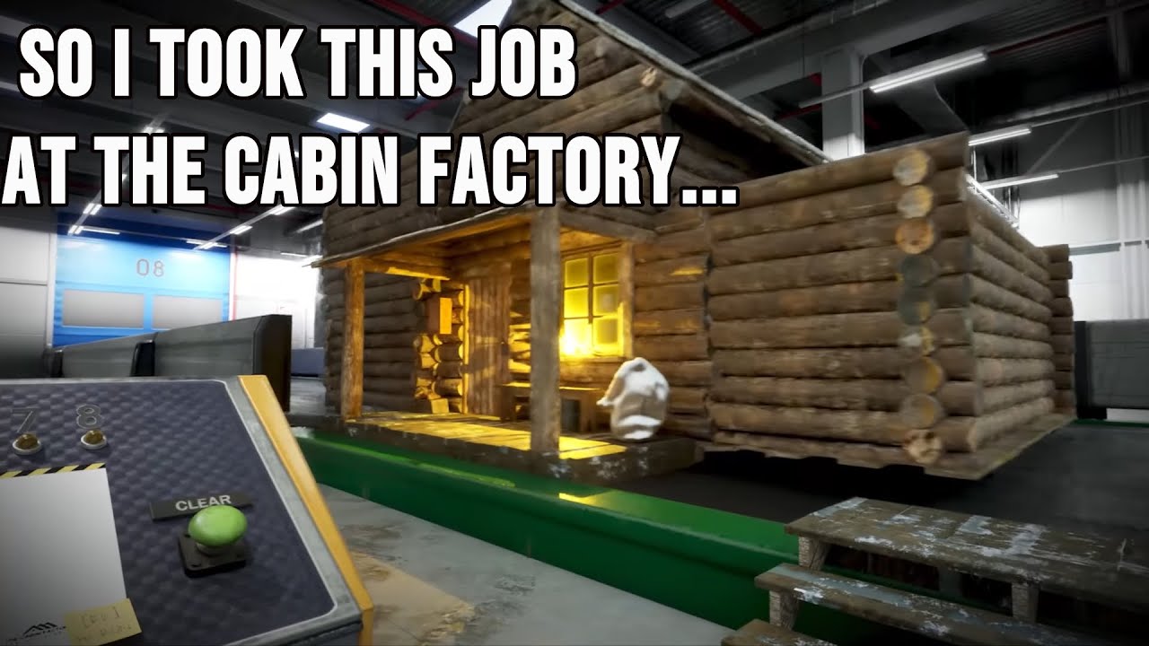 Can we survive our first day in The Cabin Factory? - YouTube