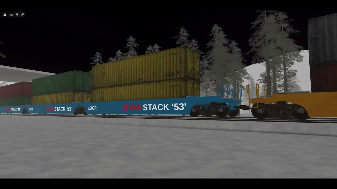 ROBLOX Railfanning at Folkston, GA S57E143: CSX Stack Train - YouTube