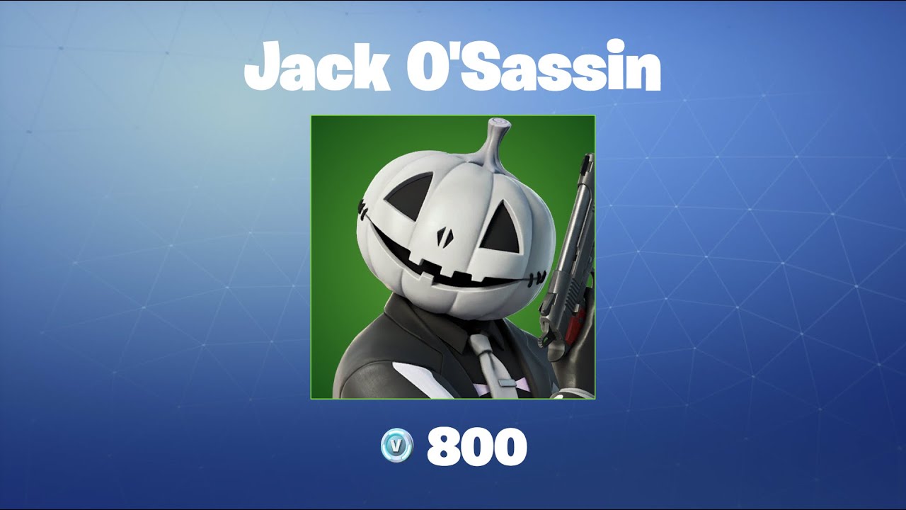 Jack O'Sassin | Fortnite Outfit/Skin - YouTube