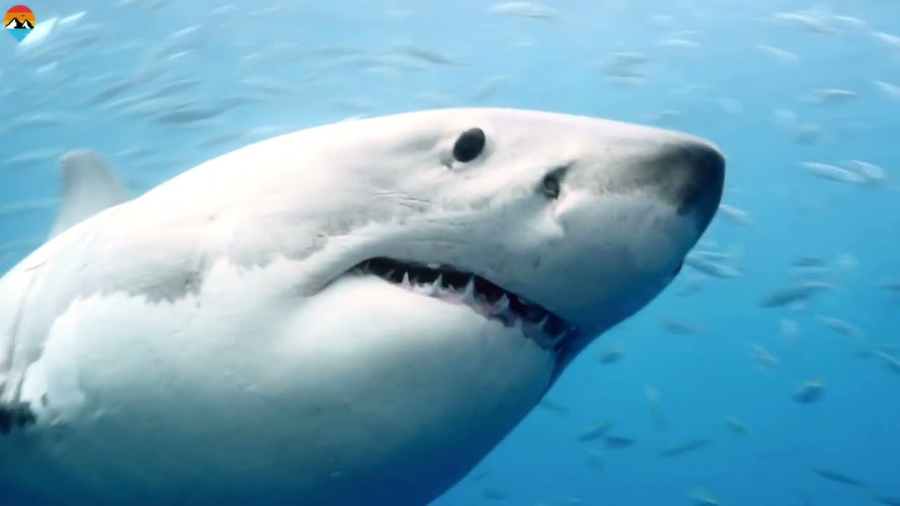 Great White Shark Jumping Out Of Water Compulation - YouTube