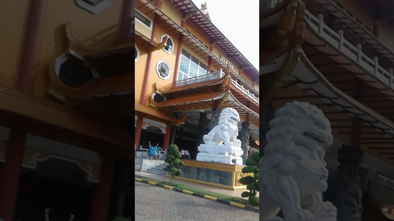 Wisata Medan - Besarnya Kuil Maha Vihara Maitreya Cemara Asri Medan ...