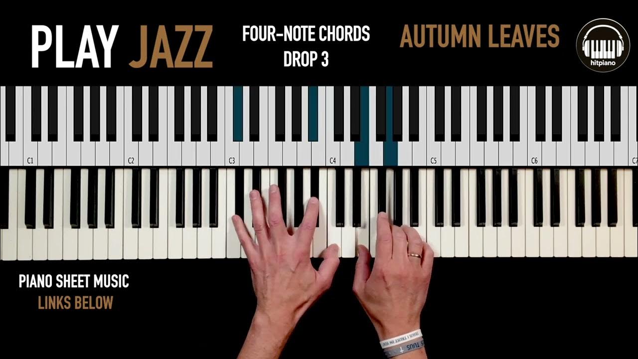 How to Play Autumn Leaves with Drop‑3 Voicings | Jazz Piano Tutorial (4 ...