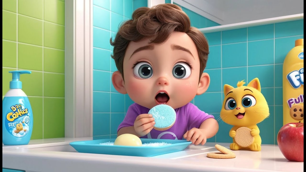 No No! Don’t Eat the Soap – Bubbly Belly! + More | Silly Bath Time ...