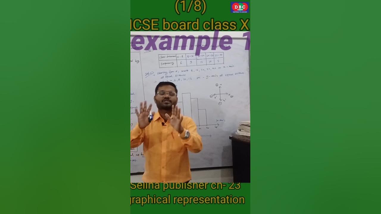 example 1 icse class 10th maths chapter 23 graphical representation#shortsvideo #histogram # ...