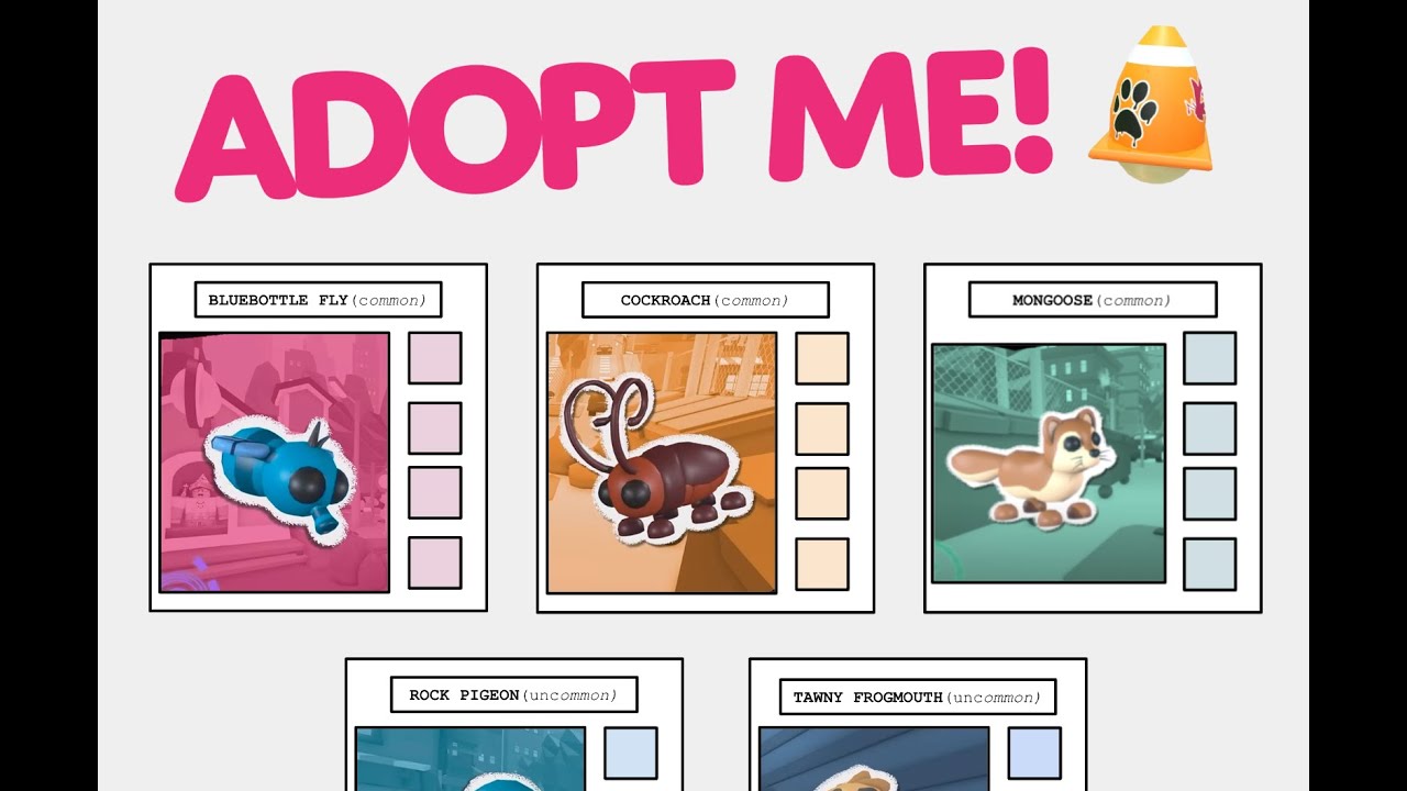 🏙 URBAN EGG PRINTABLE CHECKLIST IN ADOPT ME! 🌃 - YouTube