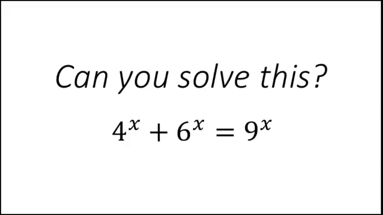 Solve For X 4 x 6 x 9 x YouTube Solve For X 4 x 6 x 9 x YouTube