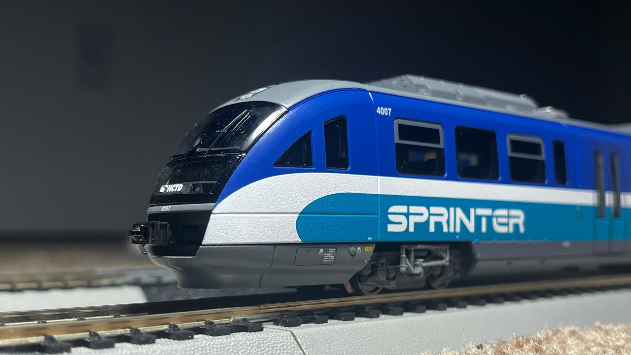 PIKO HO Scale NCTD SPRINTER Siemens Desiro | Unboxing and Overview ...
