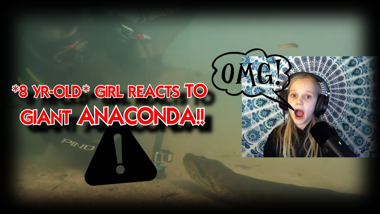 My Daughter Reacts To Giant Anaconda Youtube