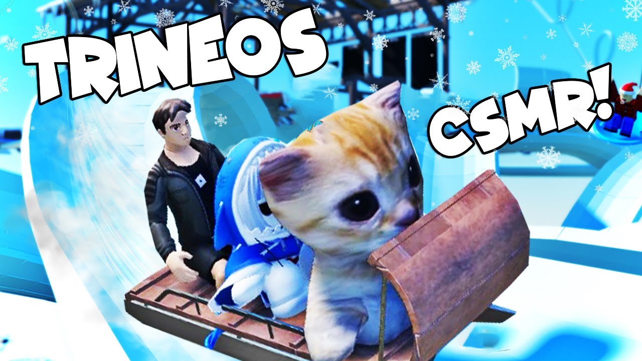 NOS SUBIMOS A UN TRINEO - ROBLOX - YouTube