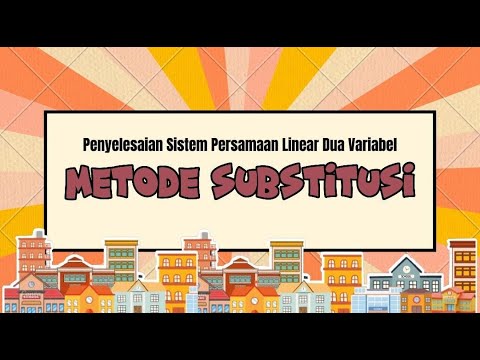 [Part 3] SPLDV METODE SUBSTITUSI - YouTube
