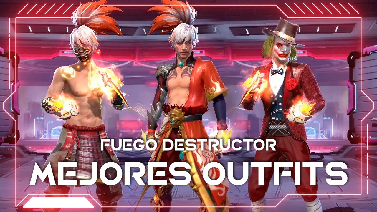 🔥☠ Fuego destructor | Mejores combinaciones de Free fire - YouTube