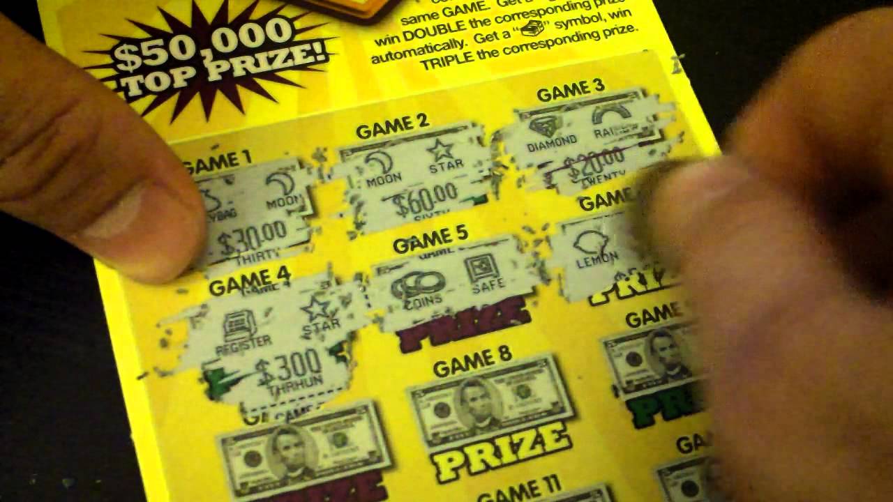 Cash Club $5 Ticket Scratch off - YouTube