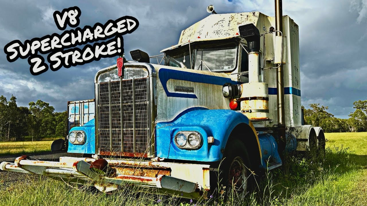 Will it START & DRIVE? V8 Supercharged 2 Stroke Detroit Kenworth Truck ...