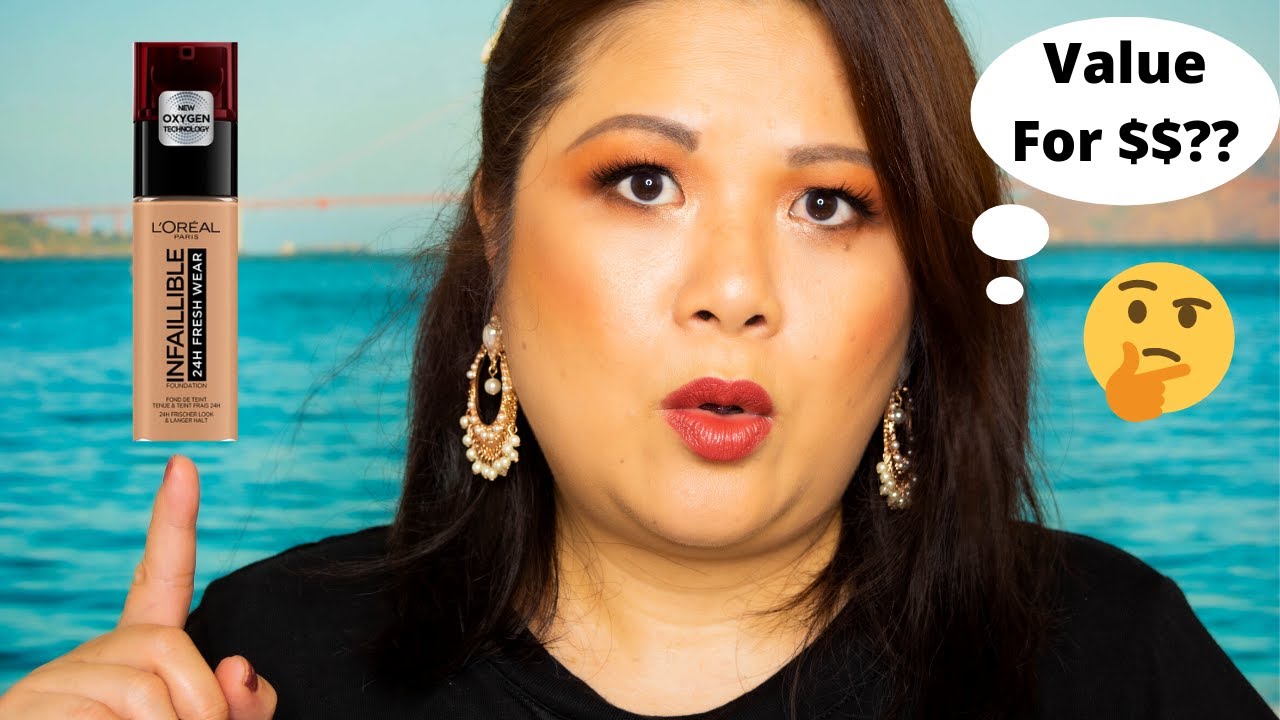 Loreal Infallible Fresh Wear Foundation Review | Drugstore Foundation ...