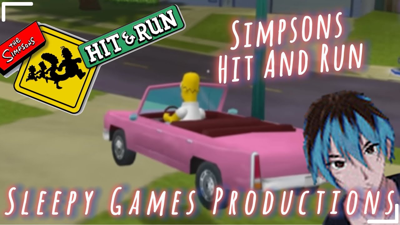 Sleepy at the wheel in the Simpsons hit and run - YouTube