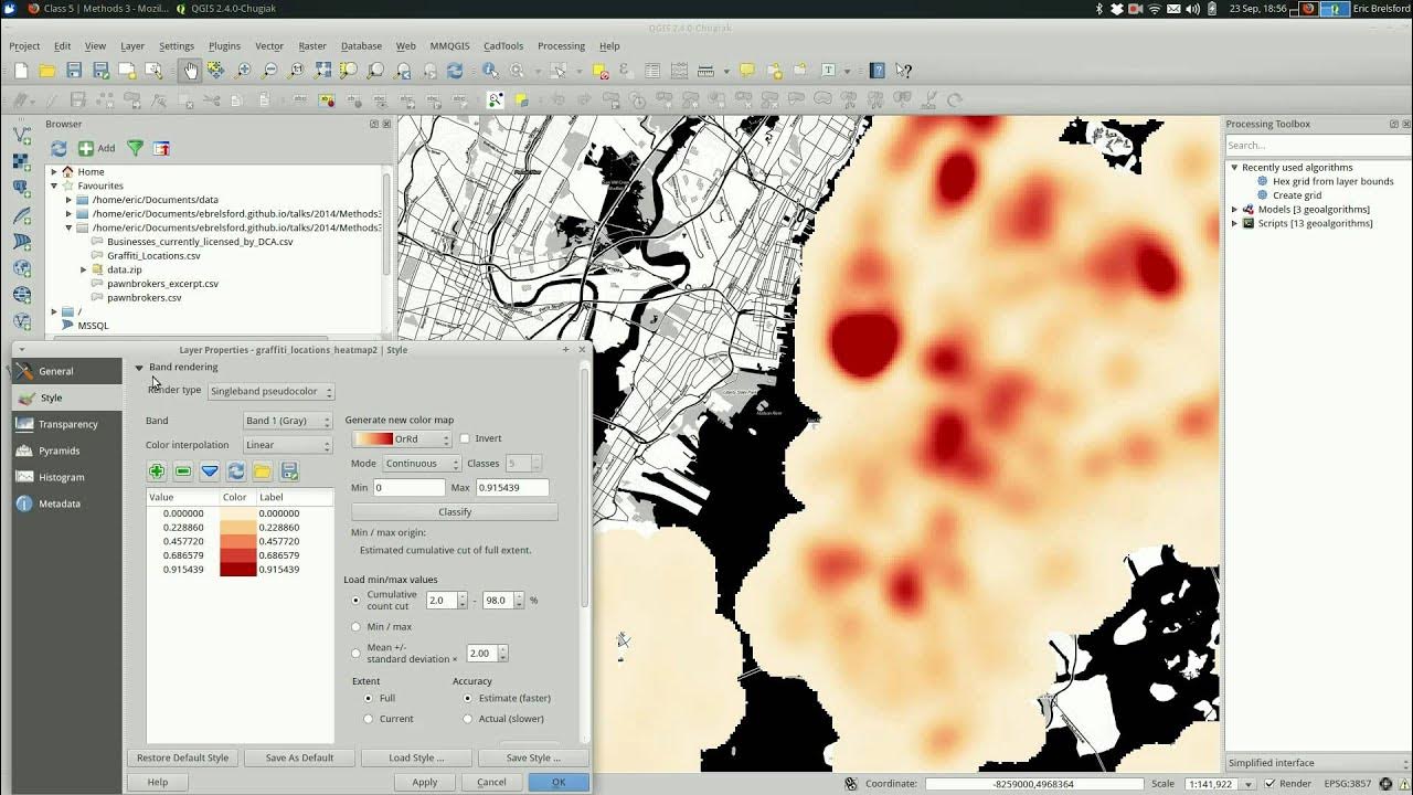 QGIS: Heat Maps - YouTube