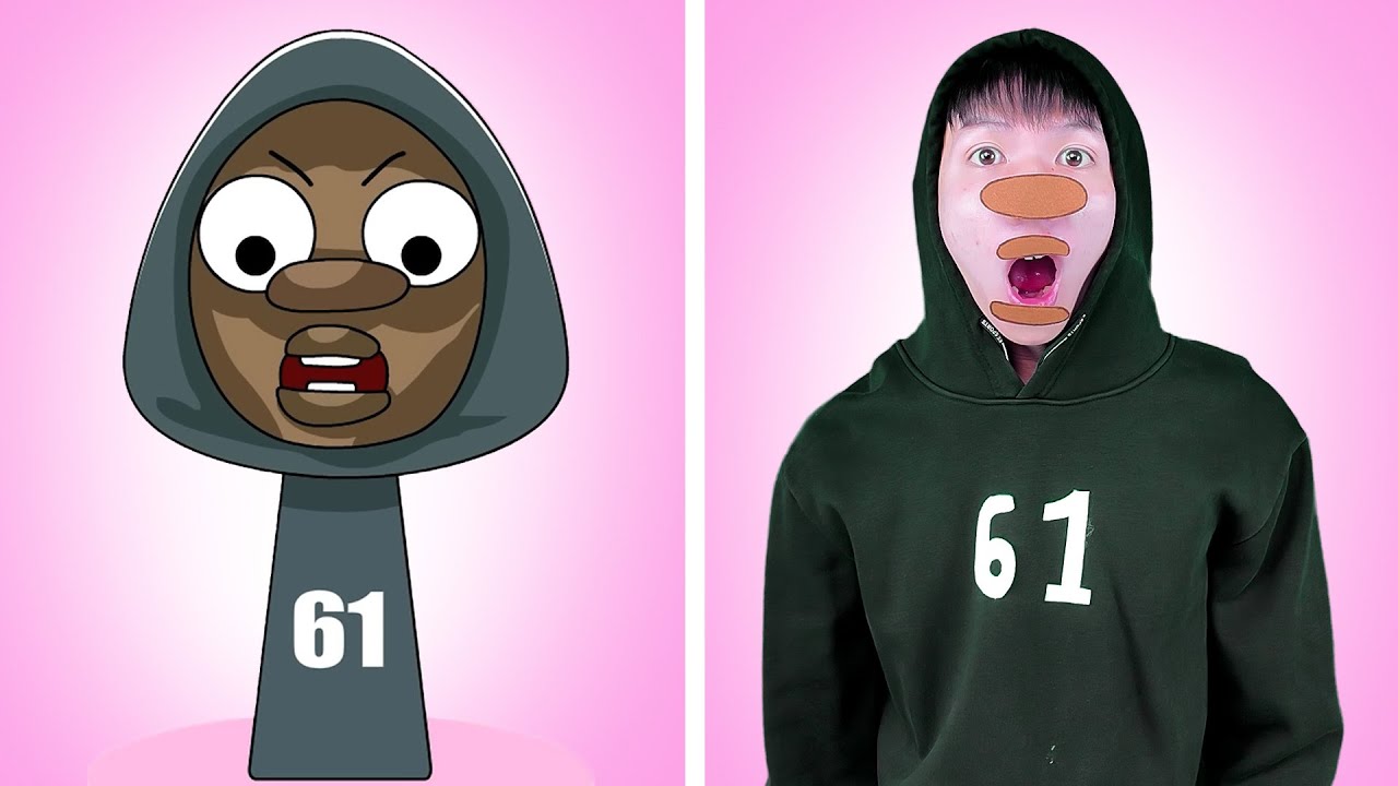 ️ Sprunki 4 Phase 4 OC 61 Incredibox in Real life ️ #sprunki # ...