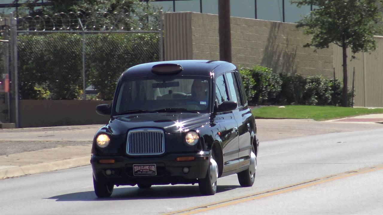 Test Drive of a 2003 London Executive Taxi Diesel powered in Texas ...