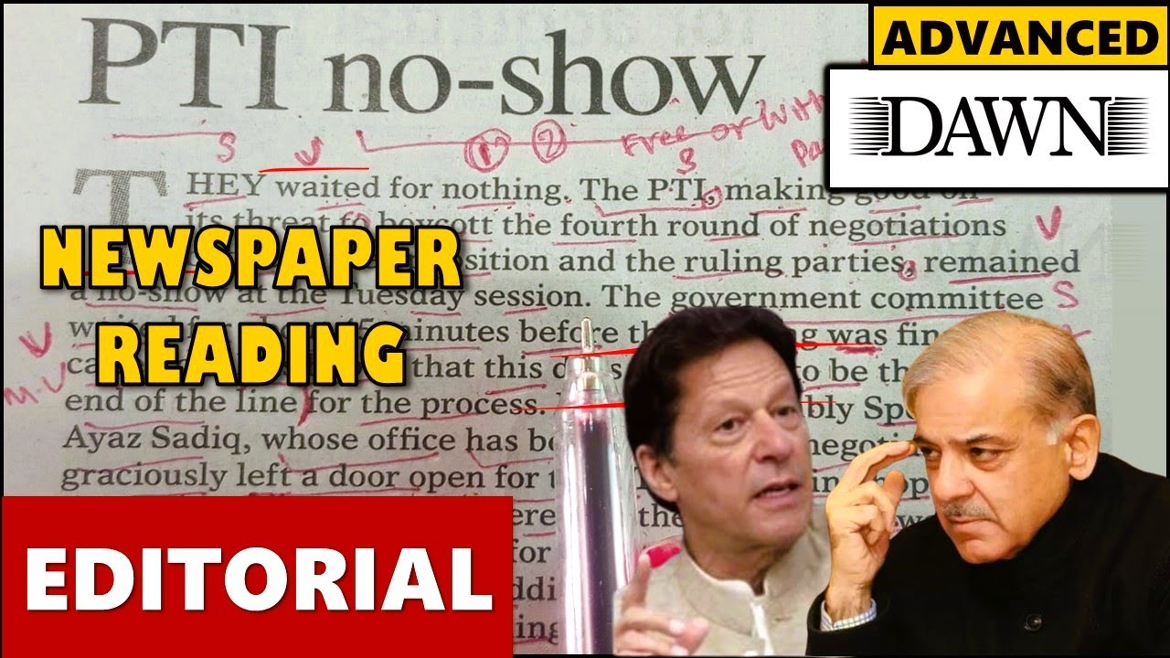 Newspaper Reading || Learn English Through Newspaper Reading || English ...