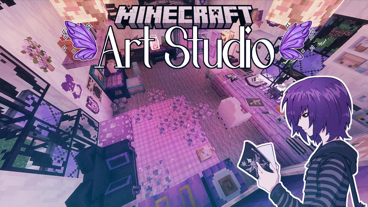 Build with me in Minecraft! Designing my Dream Art Studio! ˚ʚ♡ɞ˚ - YouTube