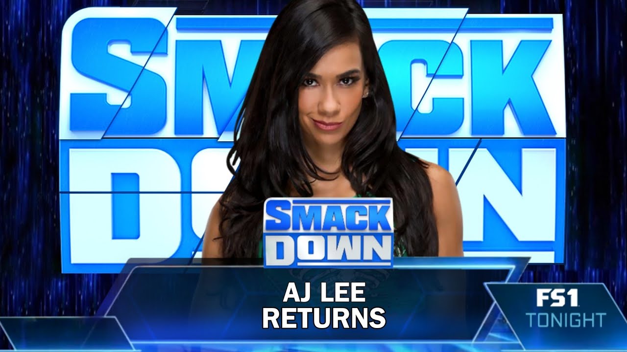 SMACKDOWN||AJ LEE VS LOCAL COMPETITOR||RETURNS|| - YouTube