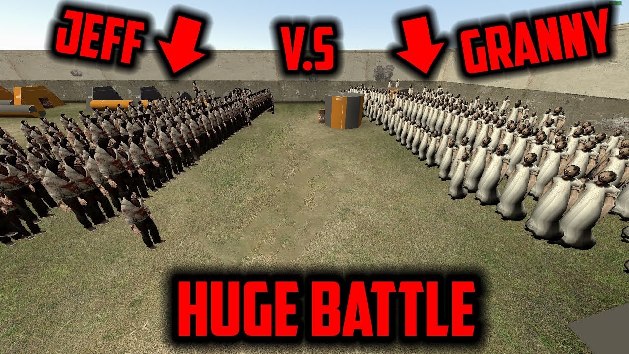 HUGE Creepypasta Battle! (Granny vs Hello Neighbor vs Jeff the killer ...