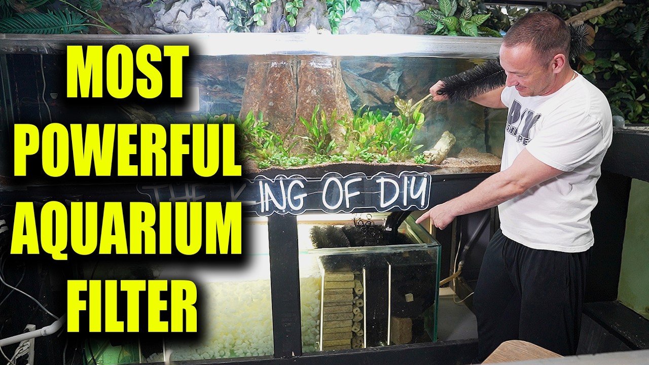 How i built my MOST POWERFUL DIY aquarium filter yet! The king of DIY ...
