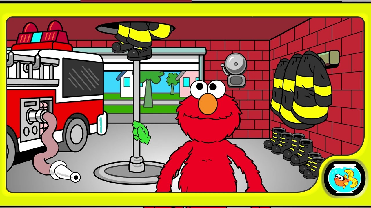 Elmo's Fire Safety Game - YouTube