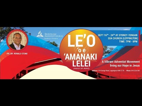 Le'o 'oe 'Amanaki Lelei | Pr. Dr. Ronald Stone - YouTube