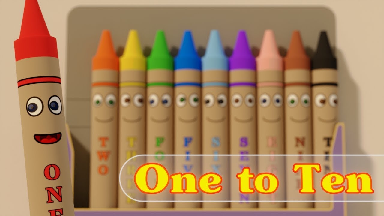 One to Ten | The Singing Crayons - YouTube