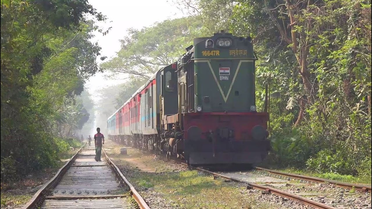 Border passing International Maitree Express Train operating by ...