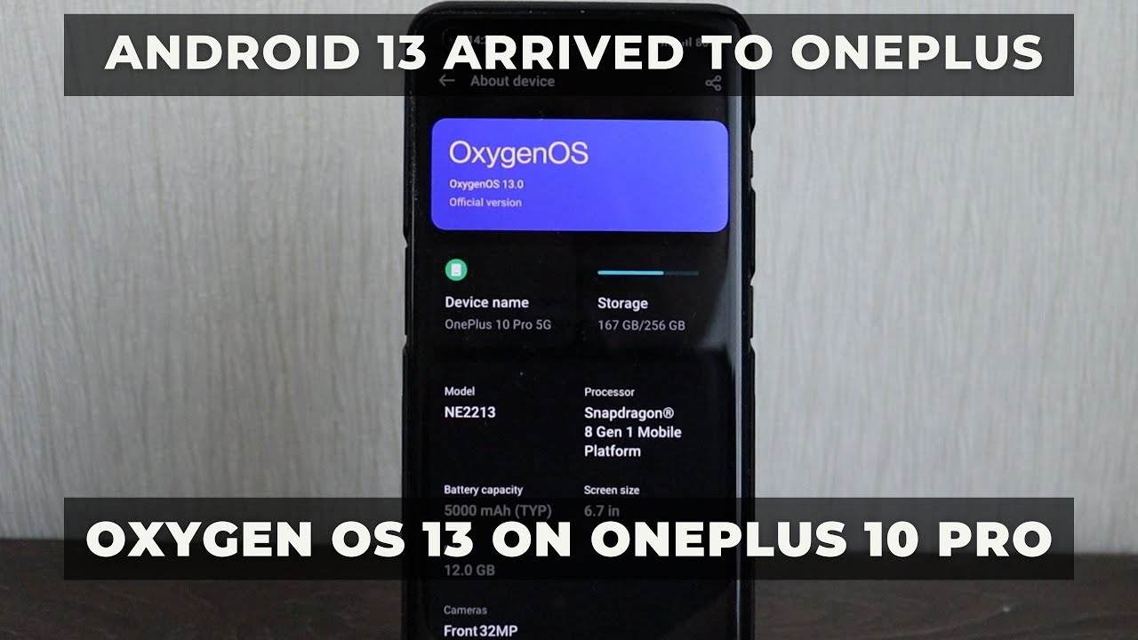 Oxygen OS 13 on Oneplus 10 PRO - Android 13 is here! - YouTube