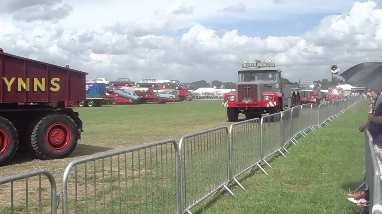 Pickering Steam Fair 2012 - Classic Truck Parade (Part 1) - YouTube