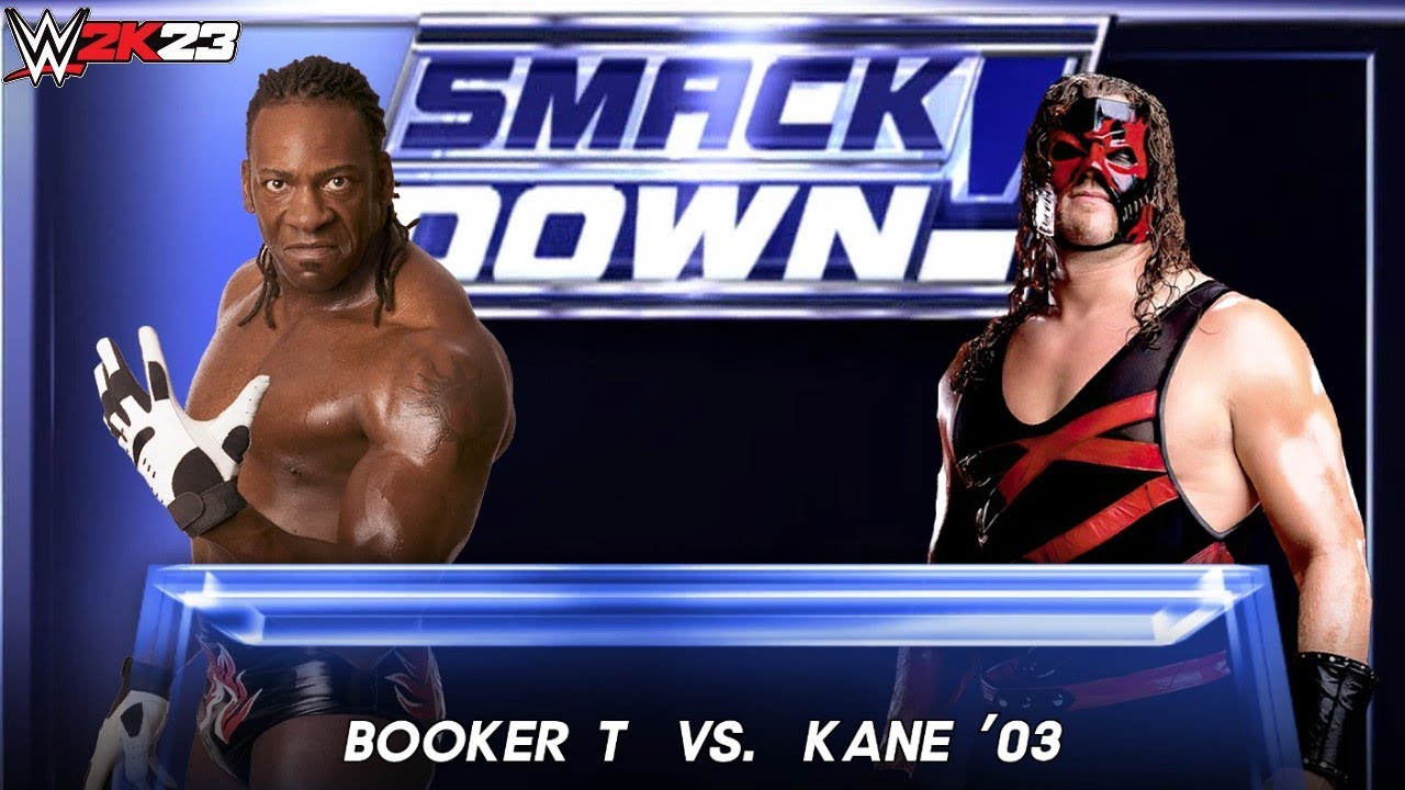 WWE 2K23 - Booker T vs. Kane '03|WWE SmackDown - YouTube