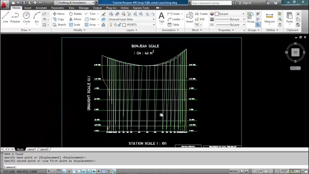 Belajar Membuat Bonjean Curve - YouTube
