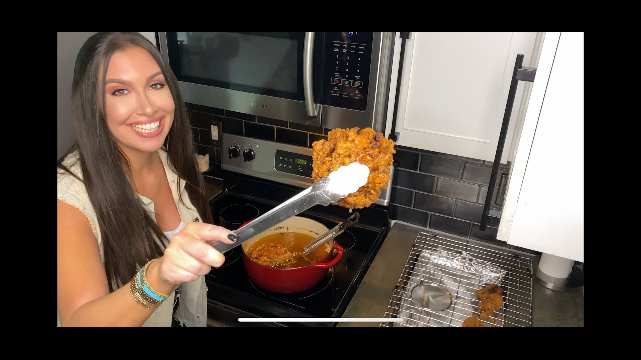 The BEST fried chicken ever....with a little buzz! - YouTube