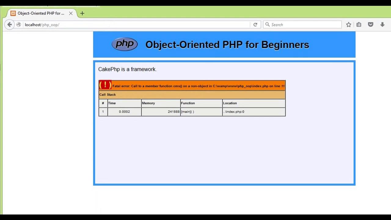 Bangla Object Oriented PHP Part 17 PHP Method Chaining - YouTube