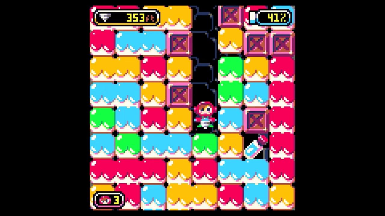 Pico Driller Gameplay PICO-8 - YouTube