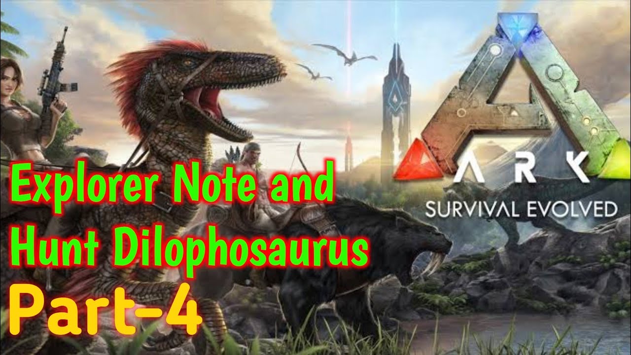 ARK Survival Evolved Mobile - Gameplay - Explorer Note and Hunt ...