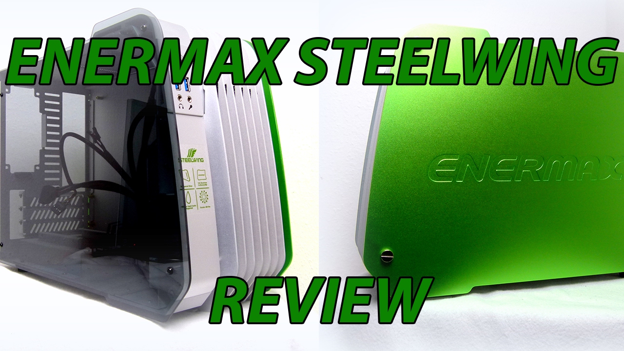 Enermax Steelwing mATX Case - Silber/ Grün - Review - 150€ Case ...